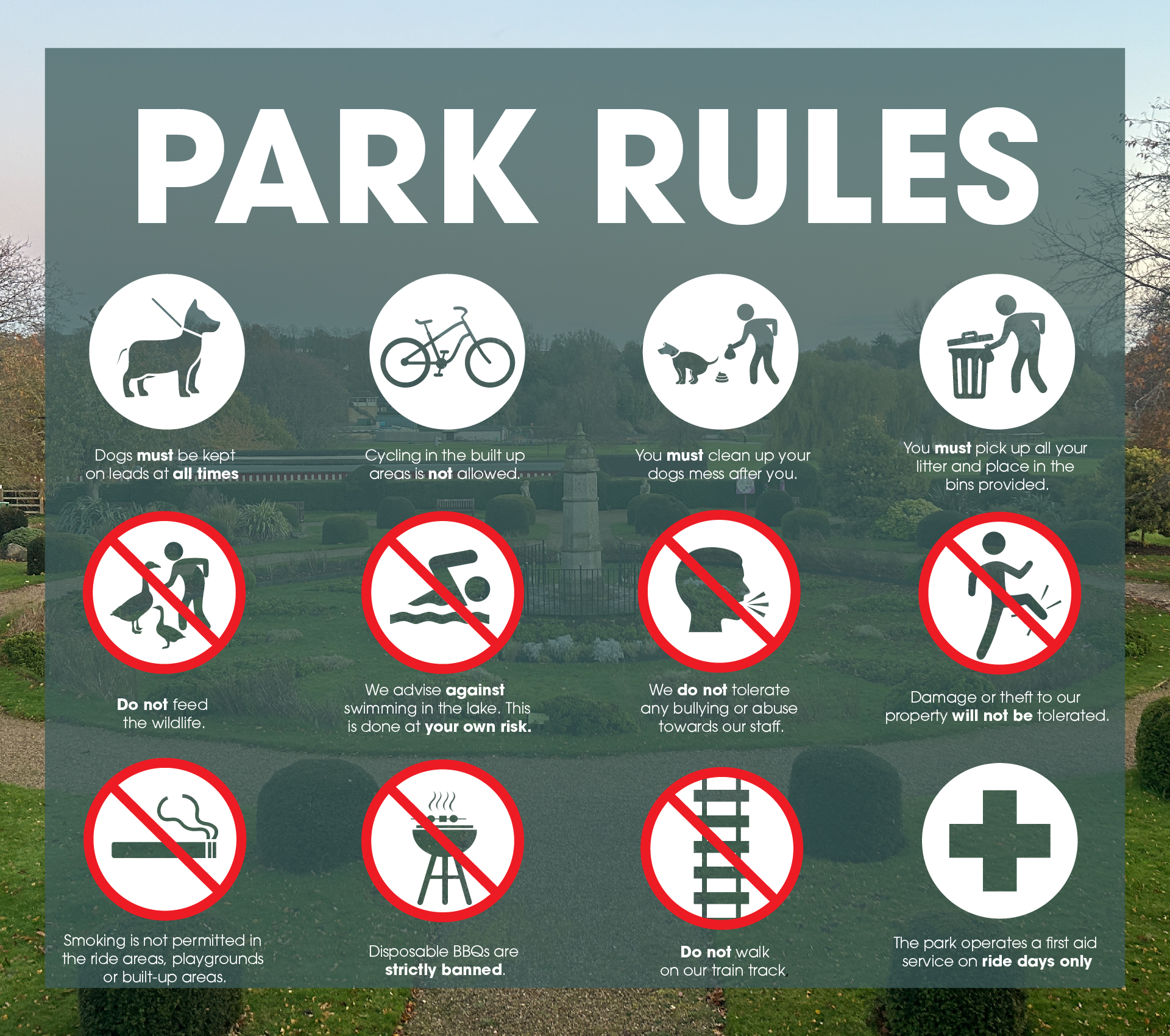 Wristbands and Tickets - Wicksteed Park