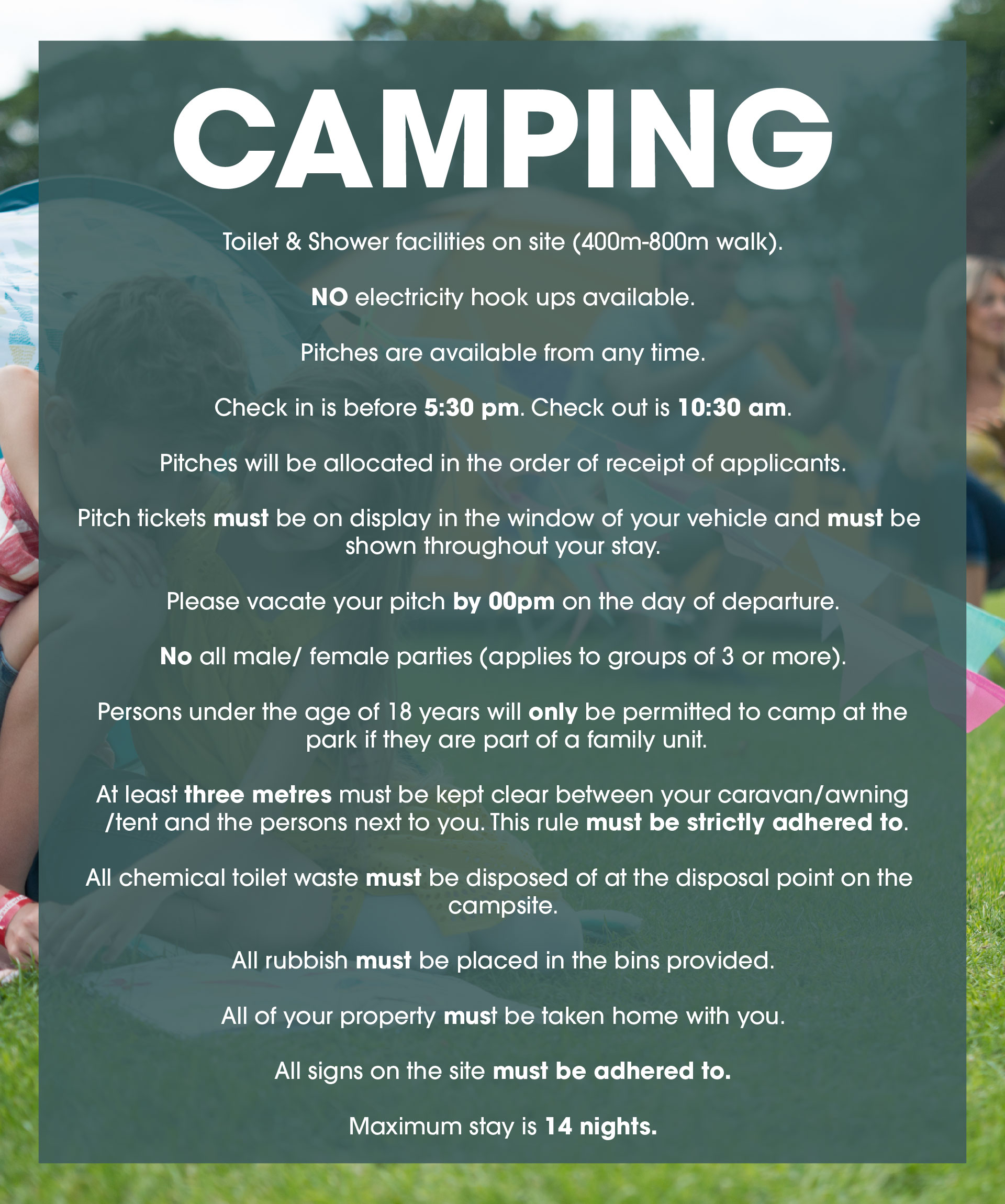 Terms & Conditions - Wicksteed Park